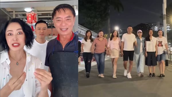 Cassandra See and Cherie Lim support Huang Yiliang at his crab beehoon ...