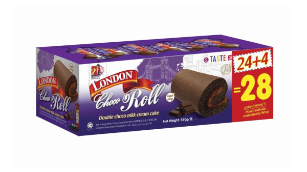 London Choco Roll Logo Mamee London Roll Cake (20g X 20pcs) Choco