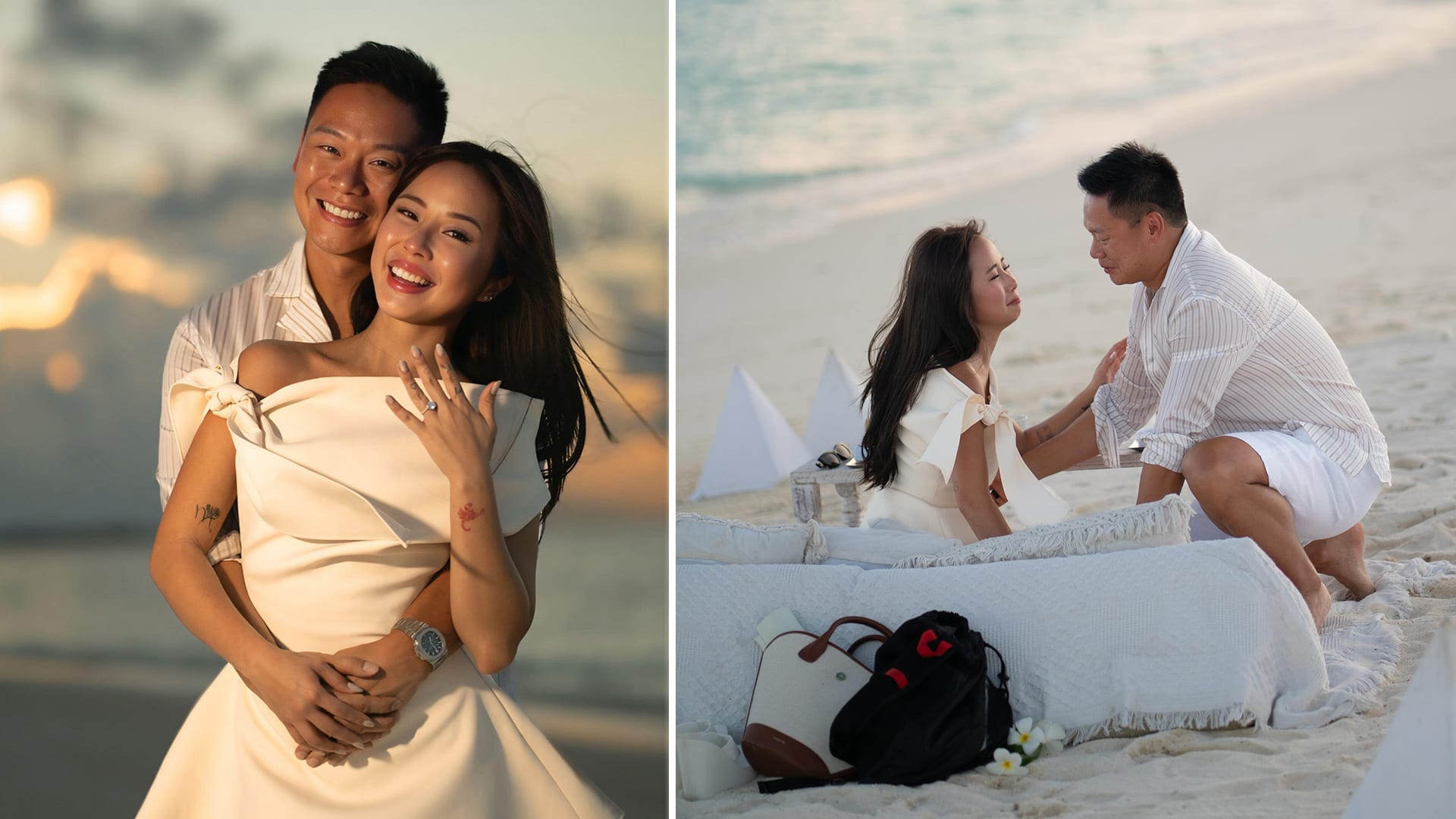 Germaine Tan’s Zouk CEO Fiancé Proposed In Maldives With A 3.1-Carat ...
