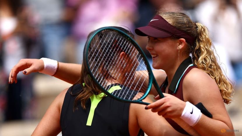 Teenager Andreeva downs Kasatkina to reach French Open quarters - CNA