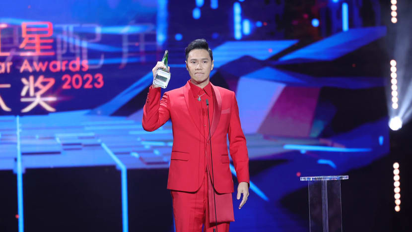 Brandon Wong Wears All Red At Star Awards Again; Wins More Awards Than ...
