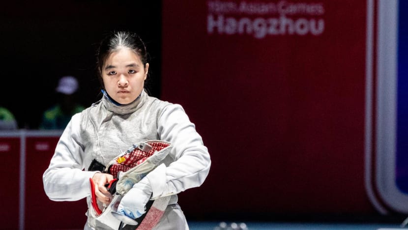 Singapore fencer Amita Berthier narrowly misses out on Asian Games ...