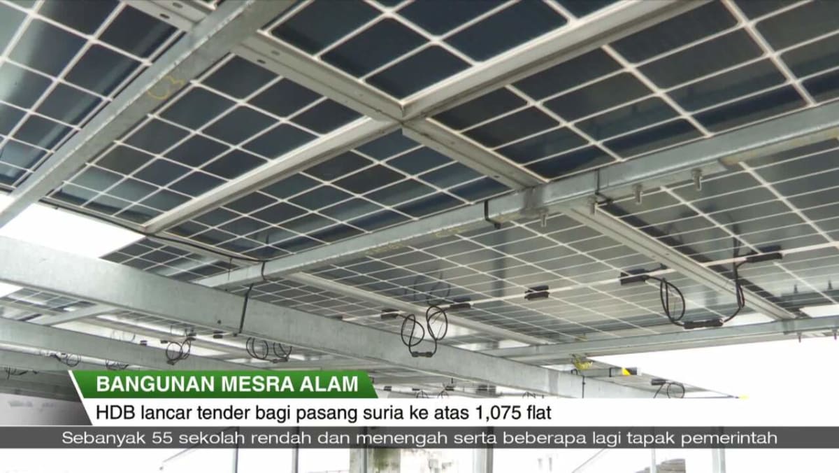 HDB lancar tender terbesar pasang panel suria di bawah program ...