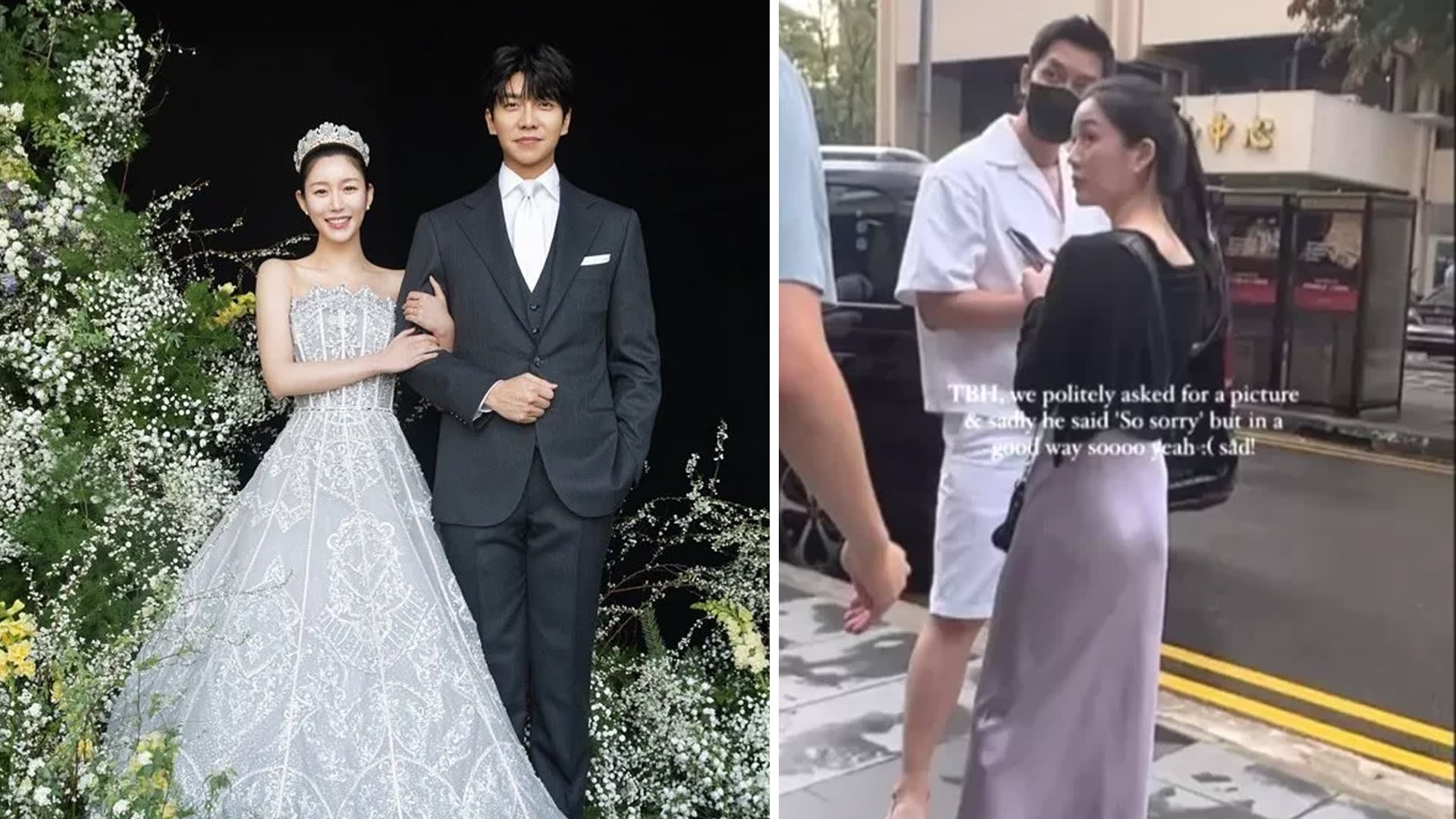 Lee Seung Gi & Wife Lee Da In Spotted Near Liat Towers In Singapore; He Turns Down Fan's Request ...