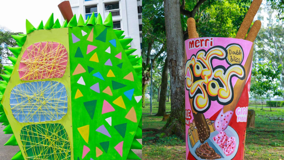 Giant durian and instant noodles: Check out these huge food-themed ...
