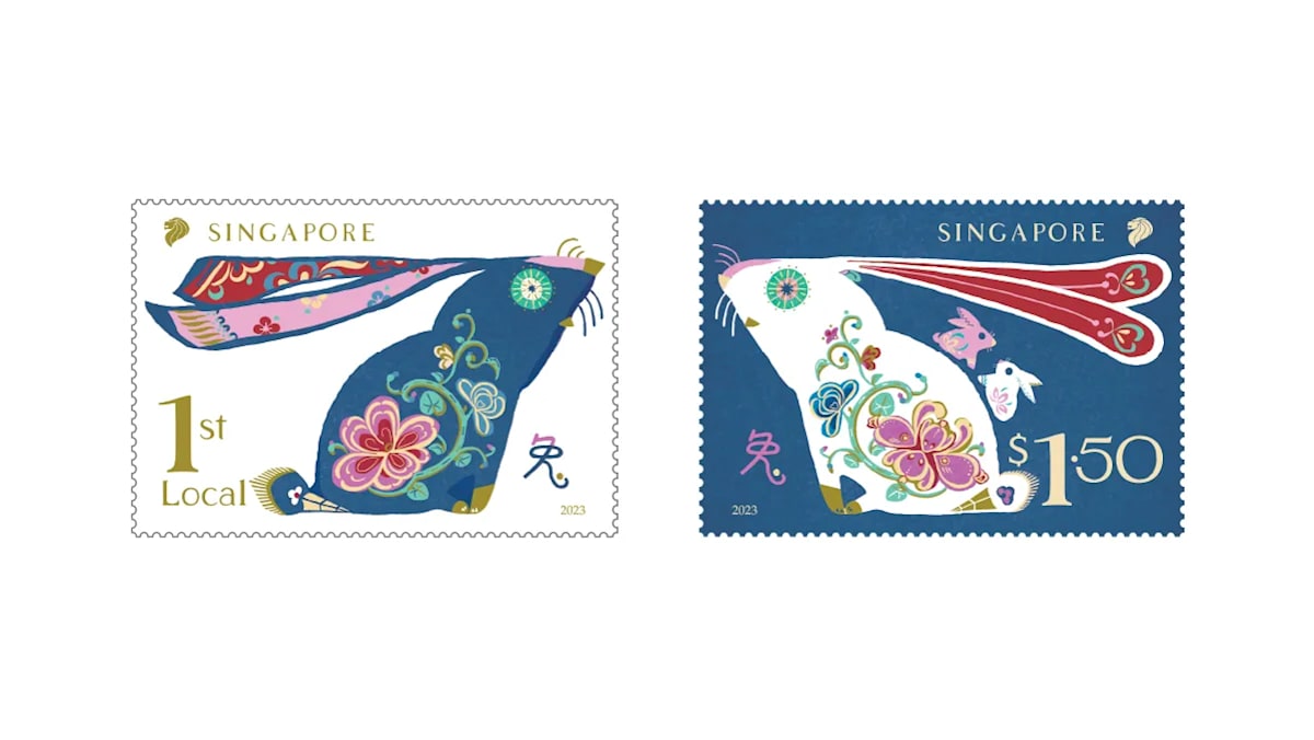 SingPost unveils rabbit-themed stamps for Chinese New Year - CNA