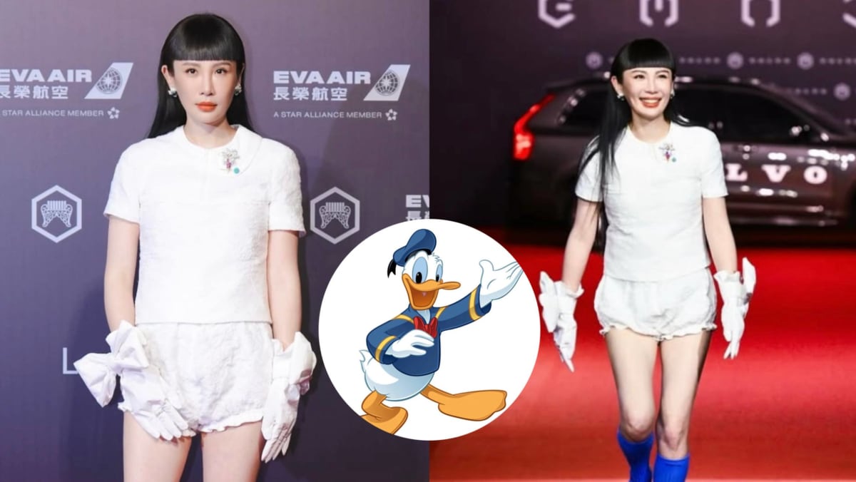 Taiwanese Singer Waa Wei’s Golden Melody Outfit Likened To 'Ah Ma ...