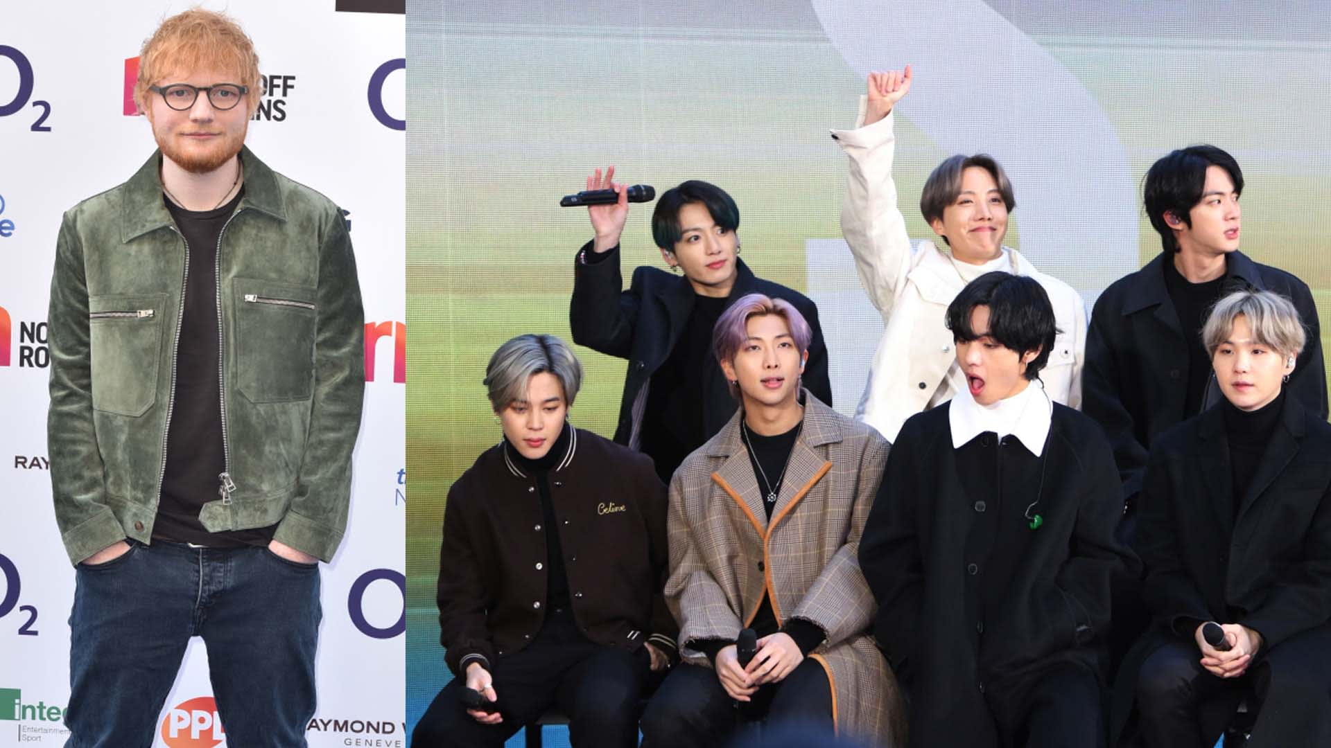 Ed Sheeran Pens New Tune For BTS — It's His Second - 8days
