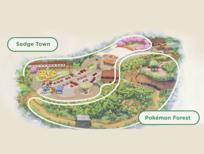 Pokémon Theme Park Opening In Japan In 2026 Will Include Pokémon Forest ...