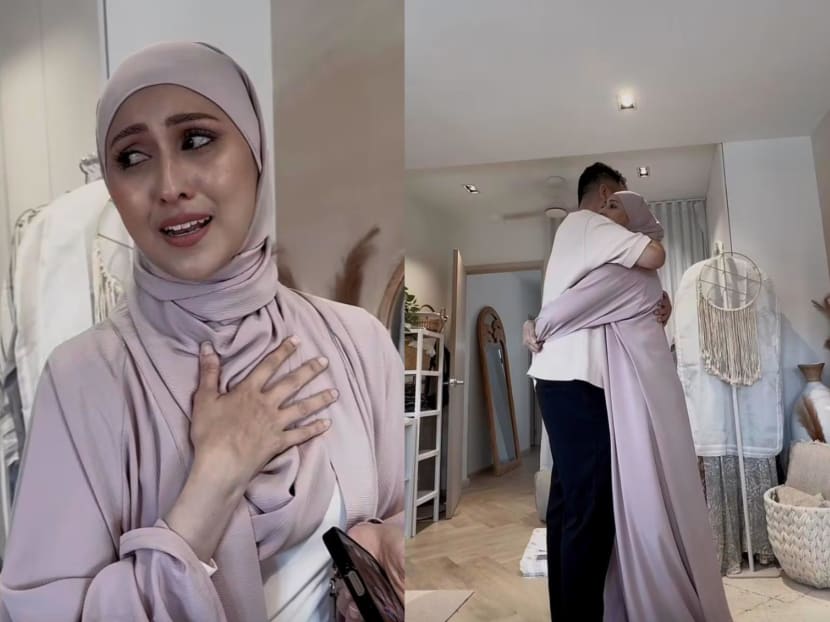 Actress Nurul Aini and husband celebrate sold-out launch of her new clothing line for modest ...