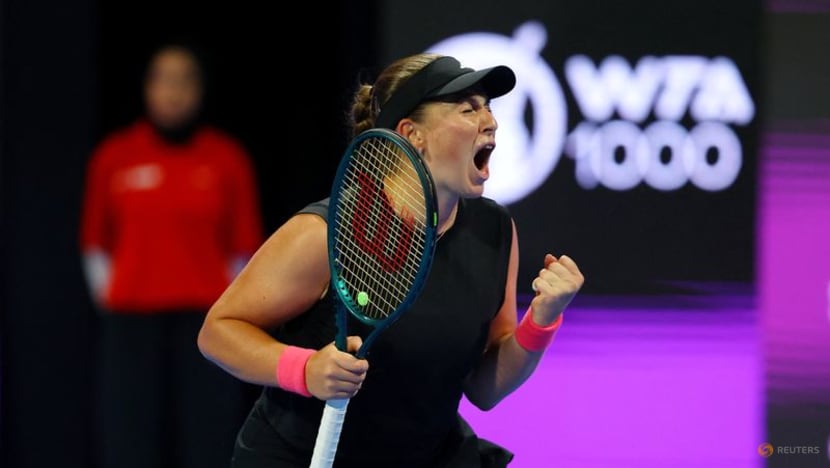 Ostapenko dumps Swiatek out of Qatar Open to set up Anisimova final - CNA