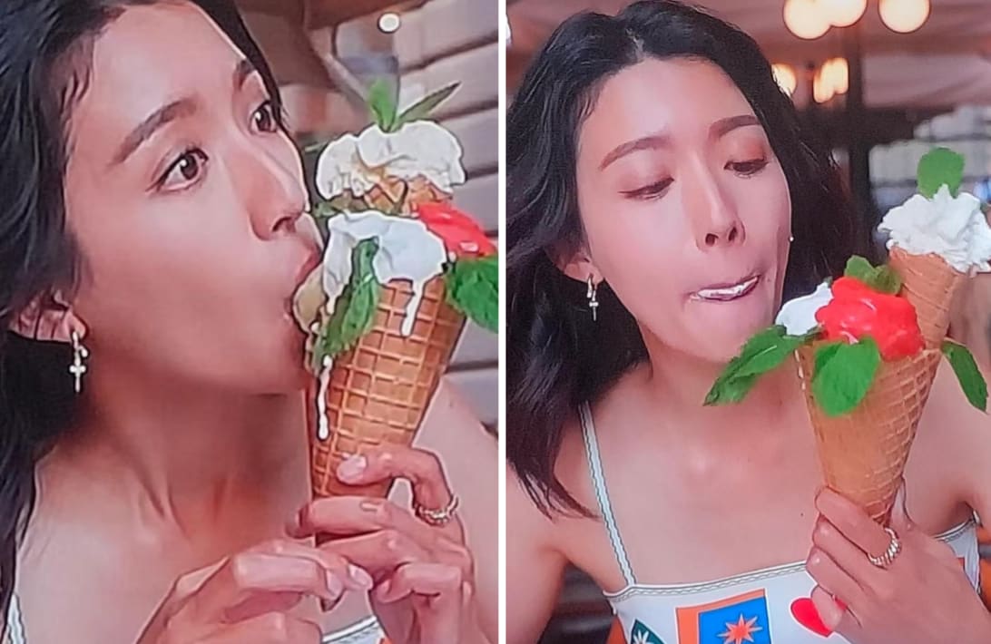 Too Erotic? The Way TVB Star Sisley Choi Eats Ice Cream Has Viewers Feeling Hot Under The Collar ...