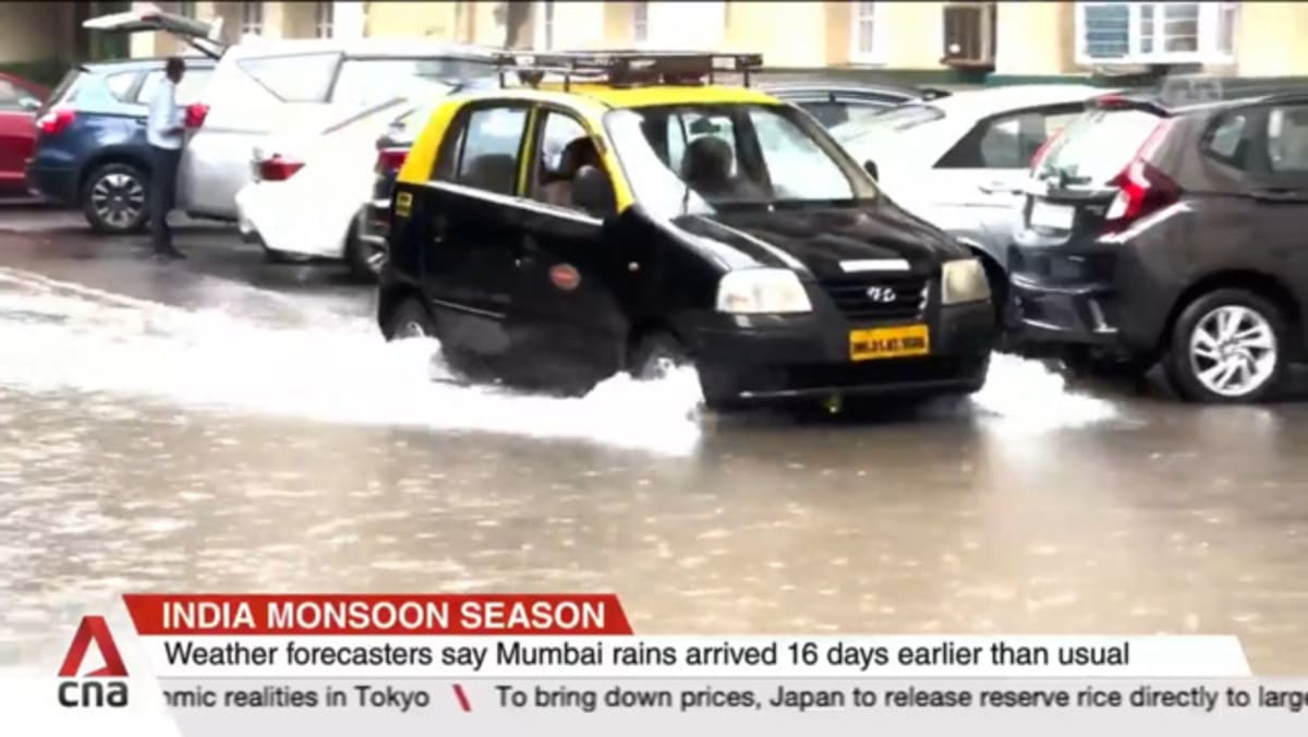 Rains swamp India's financial capital Mumbai as monsoon season arrives ...
