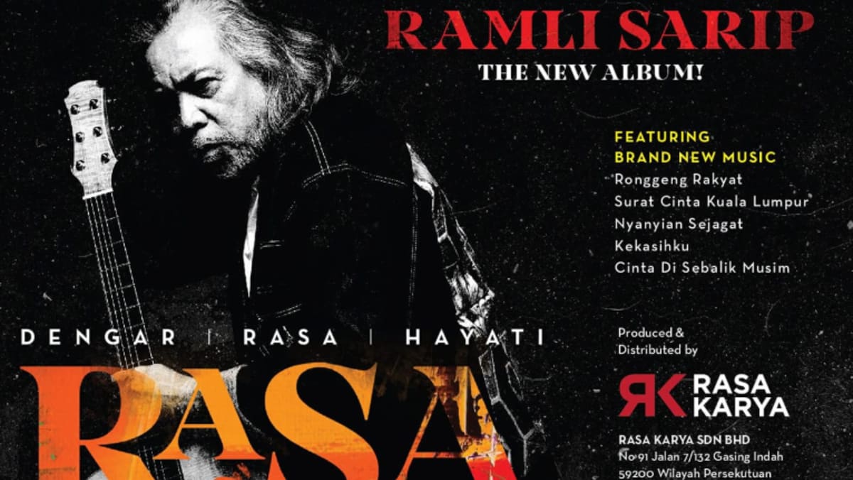 'Papa Rock' Ramli Sarip keluarkan album penuh terbaru - yang pertama dihasilkan di S'pura dalam ...
