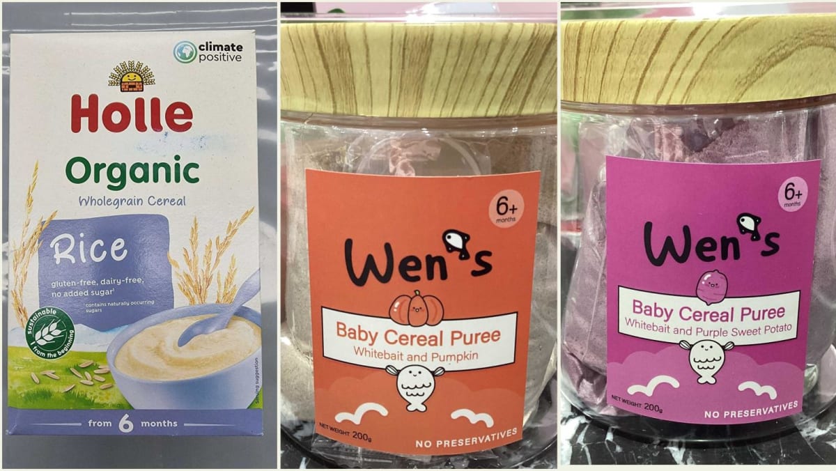 Singapore recalls baby puree and cereal rice products with excessive arsenic advises against feeding items to children CNA