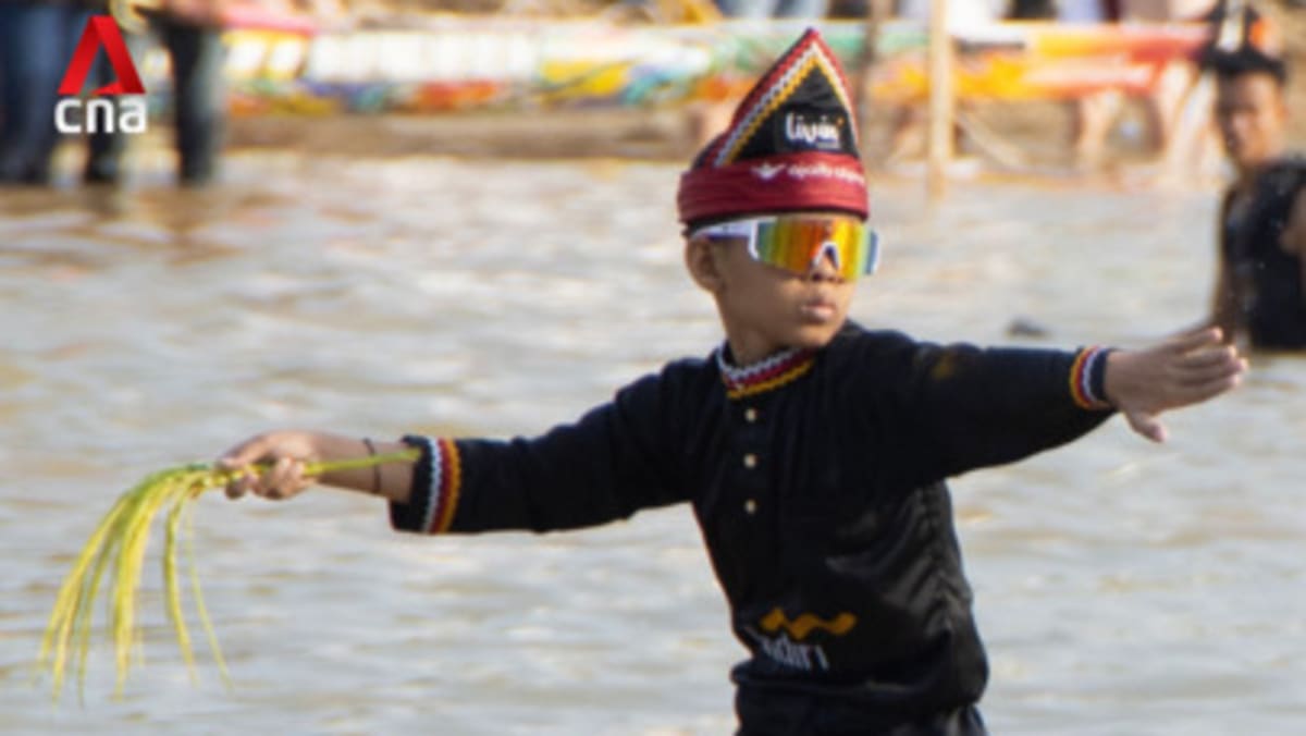 Meet the Indonesian boy who's famous for his 'aura farming' boat race ...