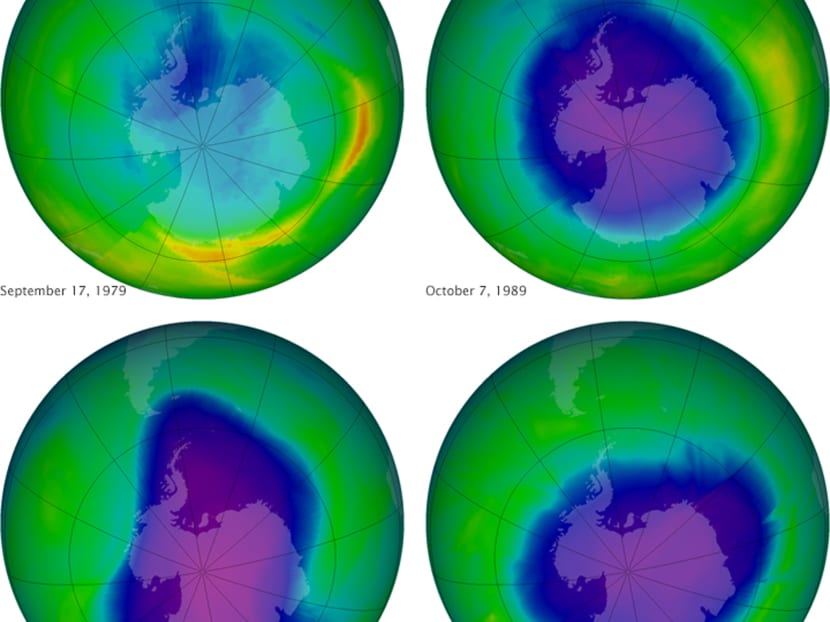 ozone layer fixed itself