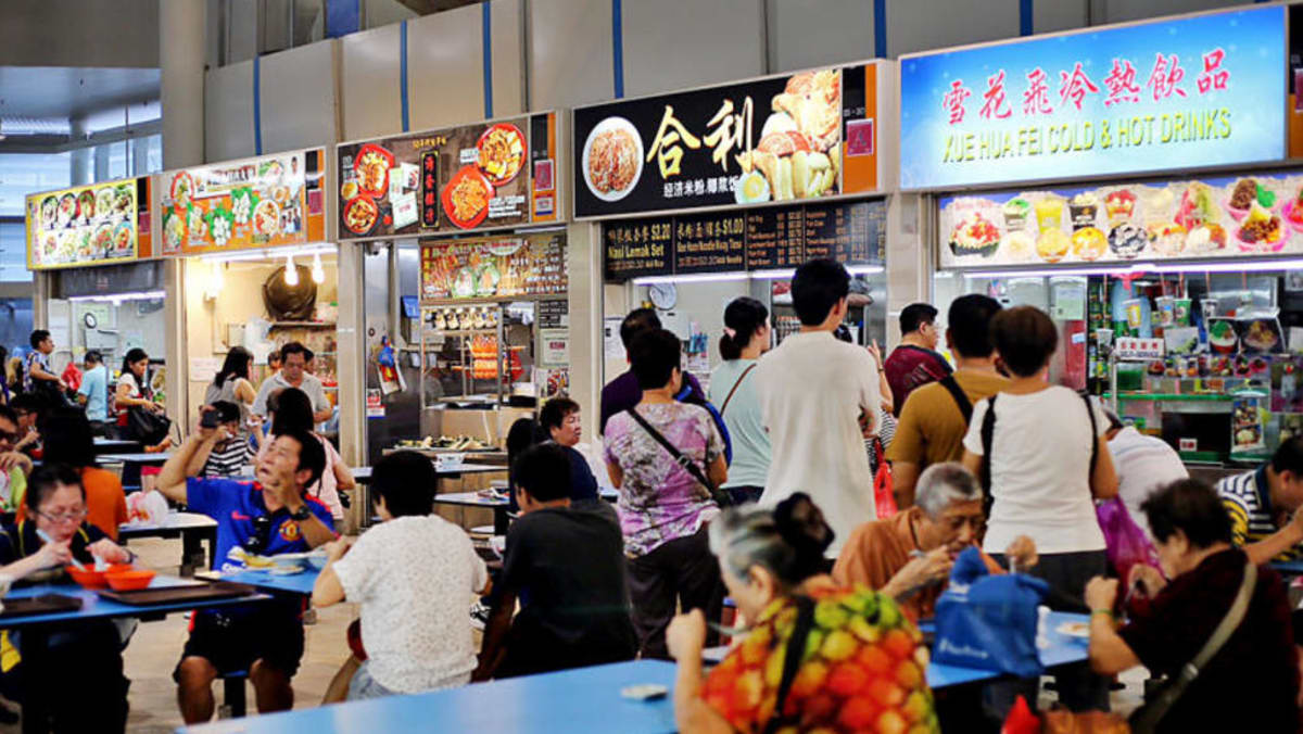 Introduce reusable takeaway containers at hawker centres, with a catch ...