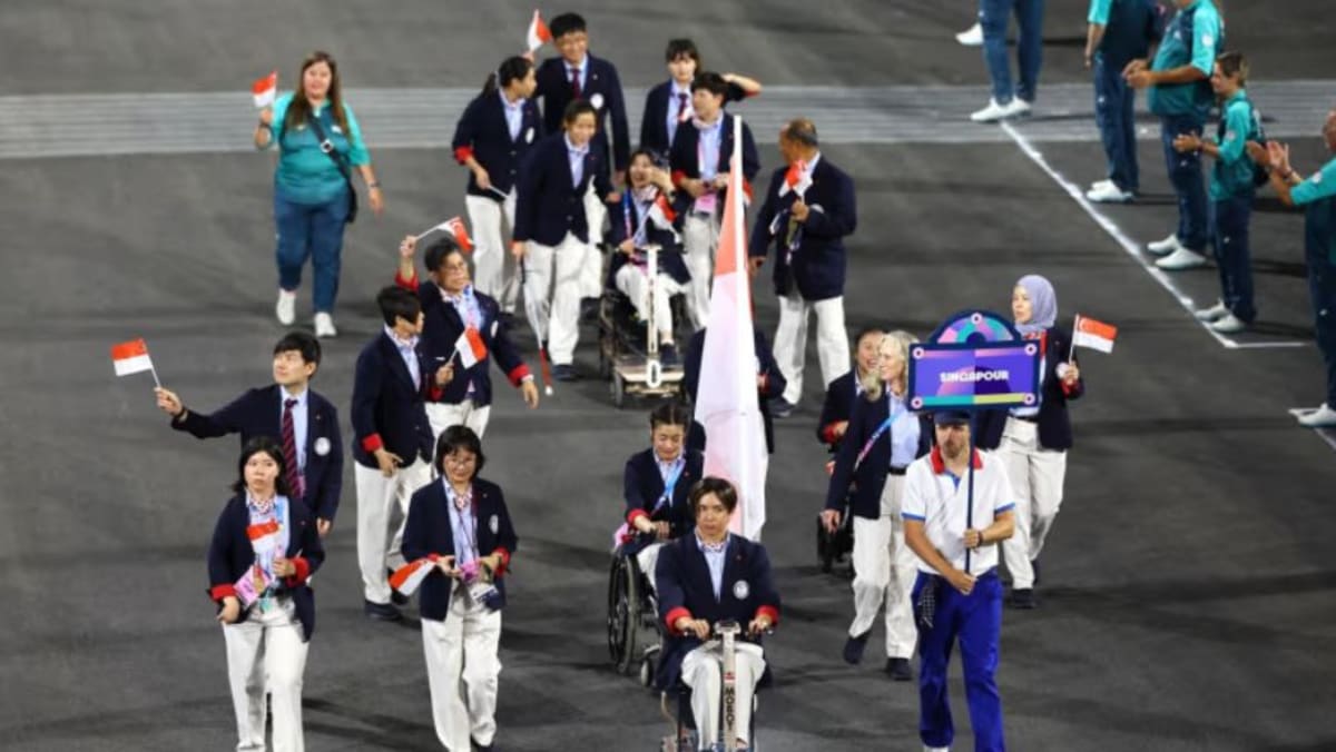 Perarakan bas terbuka bagi atlet Paralimpik Team Singapore pada 14 Sep - BERITA Mediacorp