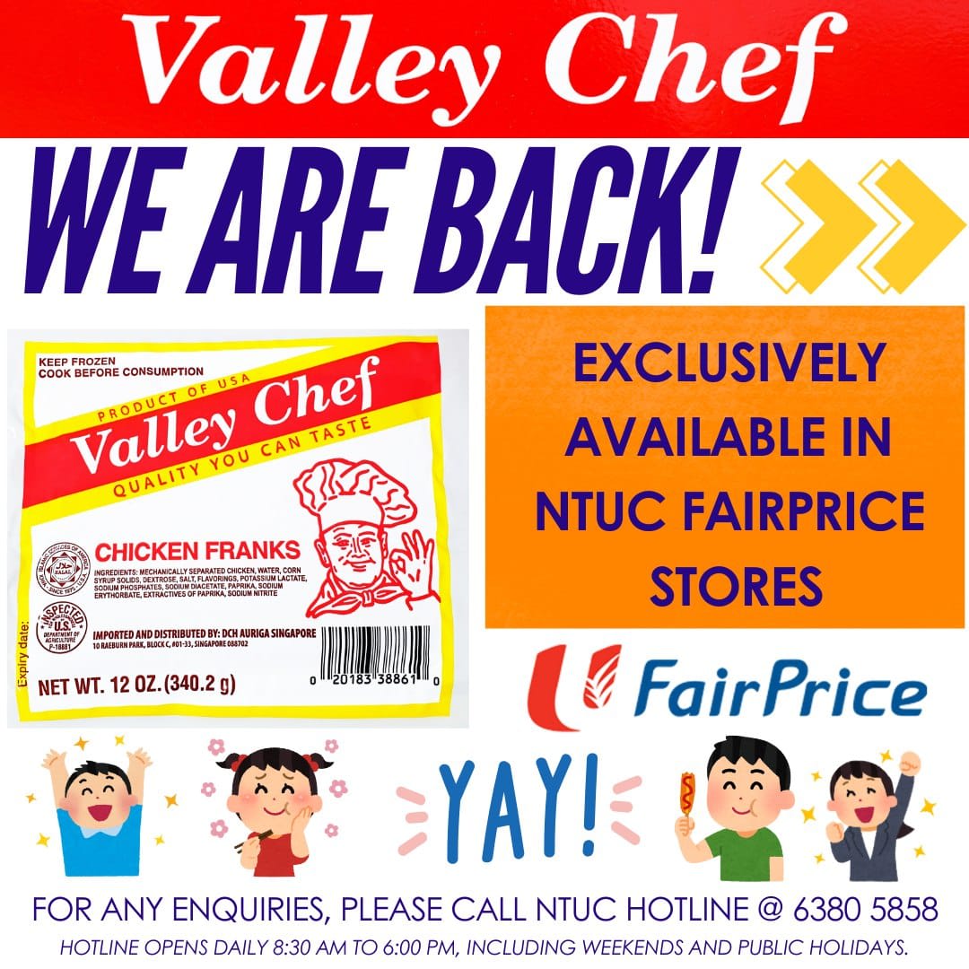 Retro Valley Chef Chicken Franks Make Exclusive Comeback At NTUC ...