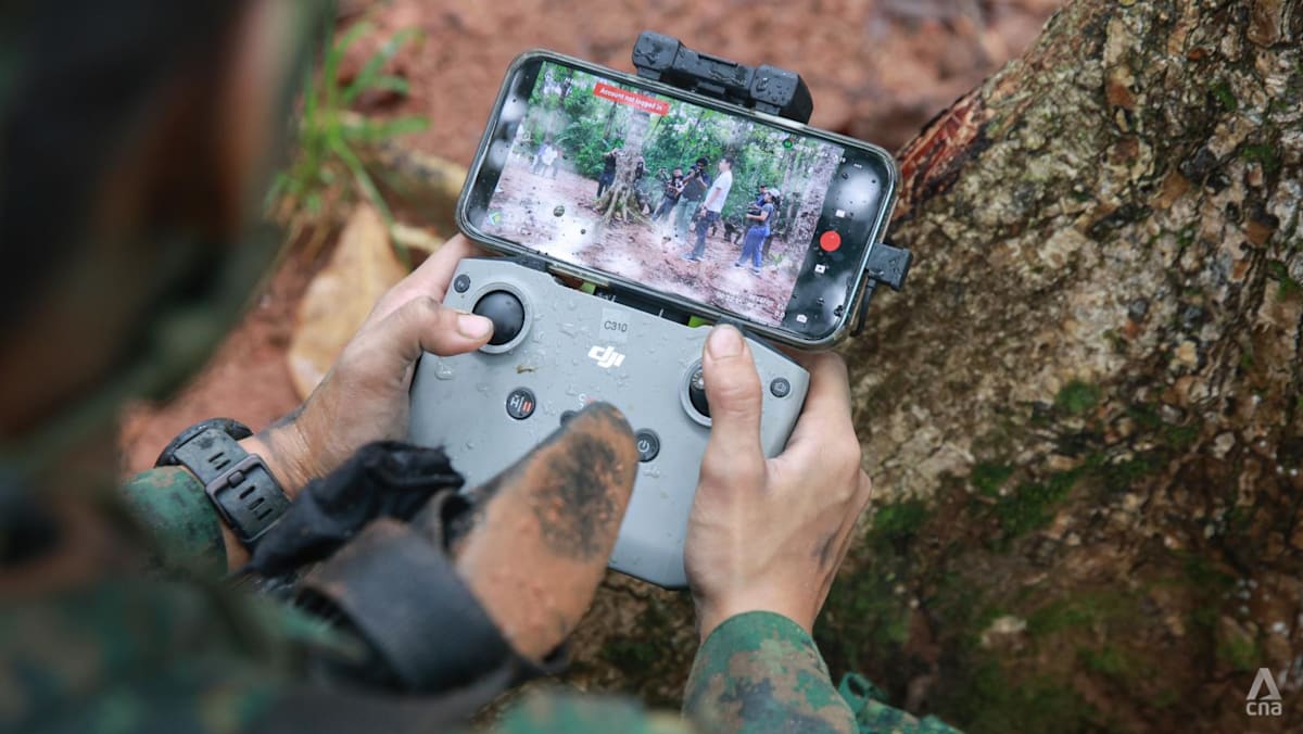 New SAF recruits to learn to fly drones and counter them - CNA