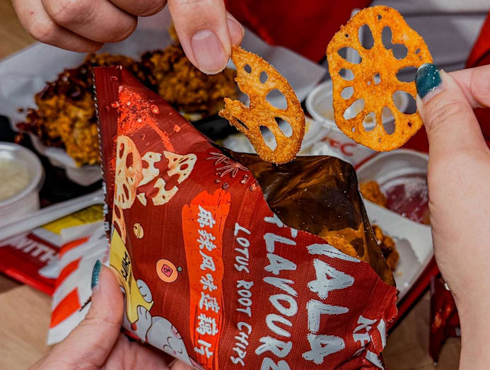 KFC Singapore launching Sichuan mala chicken and fortune cat blind ...