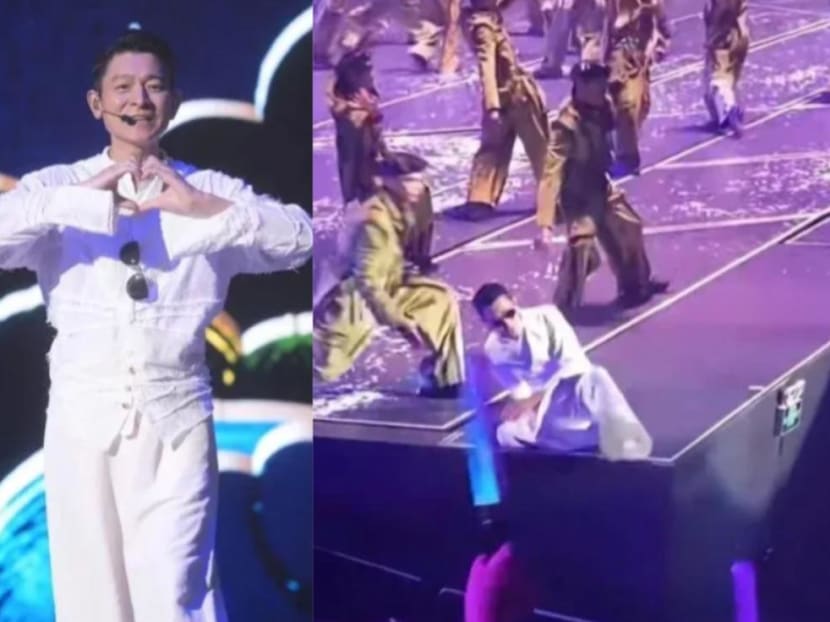 Andy Lau has another near miss at Shanghai concert, a day after almost ...