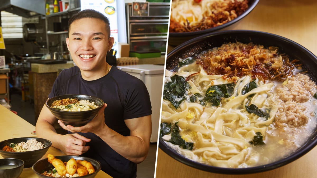 You Fu Hokkien Mee Hawker, 26, Opens Ban Mian Stall, Aims To ‘Own 50% ...