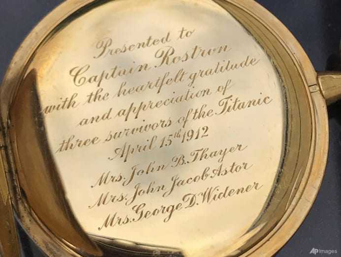 Tiffany & Co revealed as buyer of Titanic gold pocket watch sold for US ...