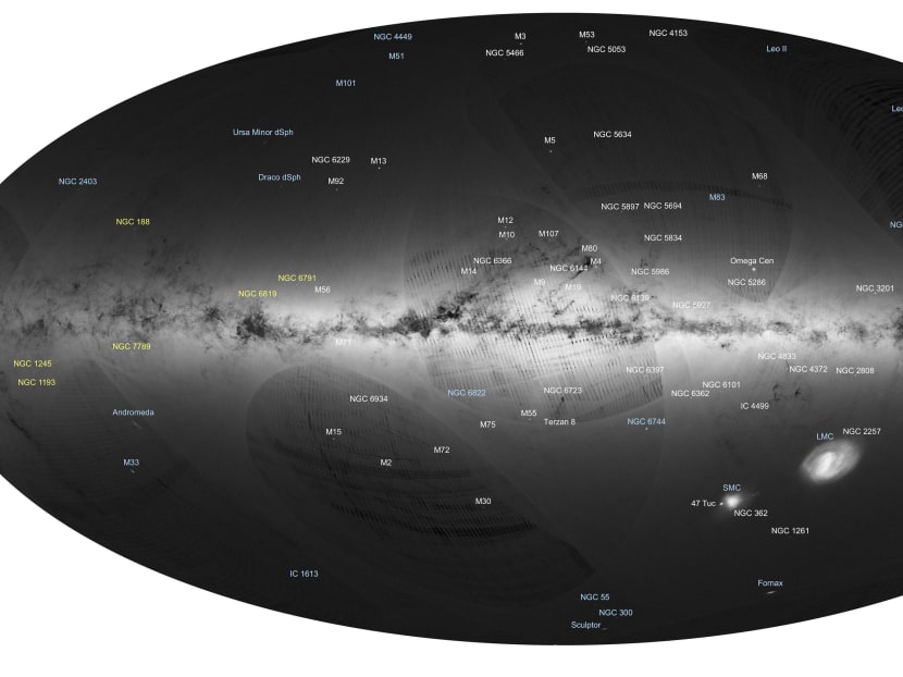 Local Map Of 14 Galaxies This Is A Current Map To The Comet
