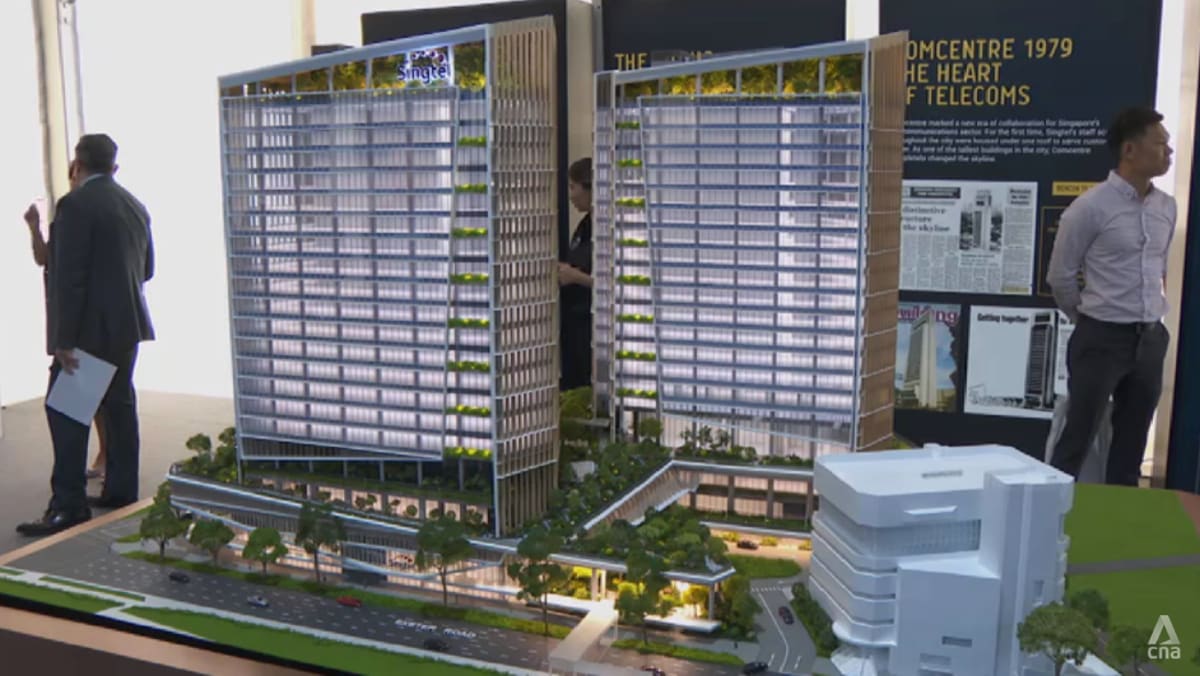 Singtel Comcentre Redevelopment | Retail/Offfice | 2 x 20 Flrs | U/C ...