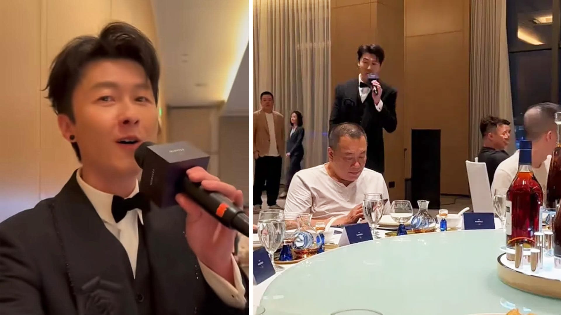 Vincent Wong Snubbed By Guests While Performing At China Banquet - 8days