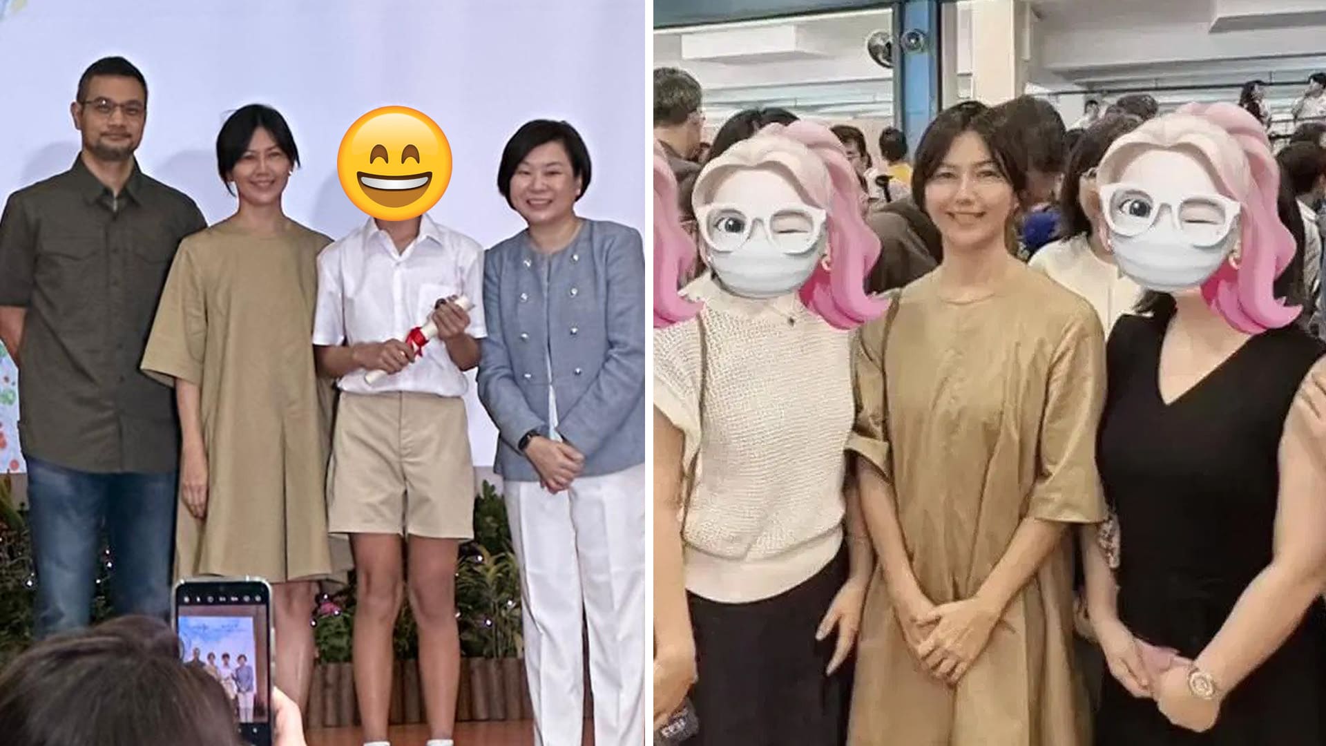 Stefanie Sun Attends 12-Yr-Old Son's Primary School Graduation, Excited ...