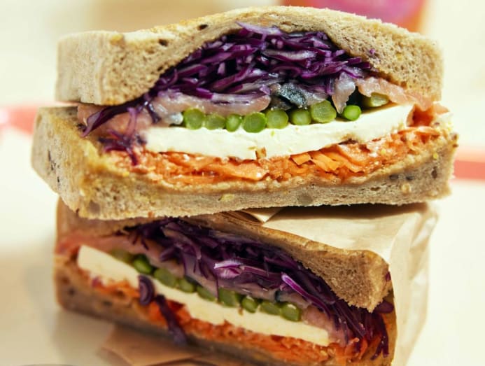 Manpuku Sando is a new sandwich shop at Cuppage Plaza selling sandos ...