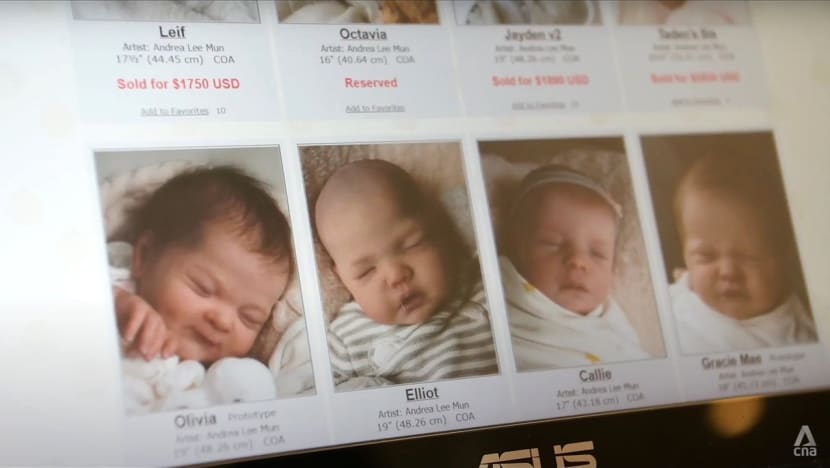 She makes hyper-realistic baby dolls for a living. They go for as much ...