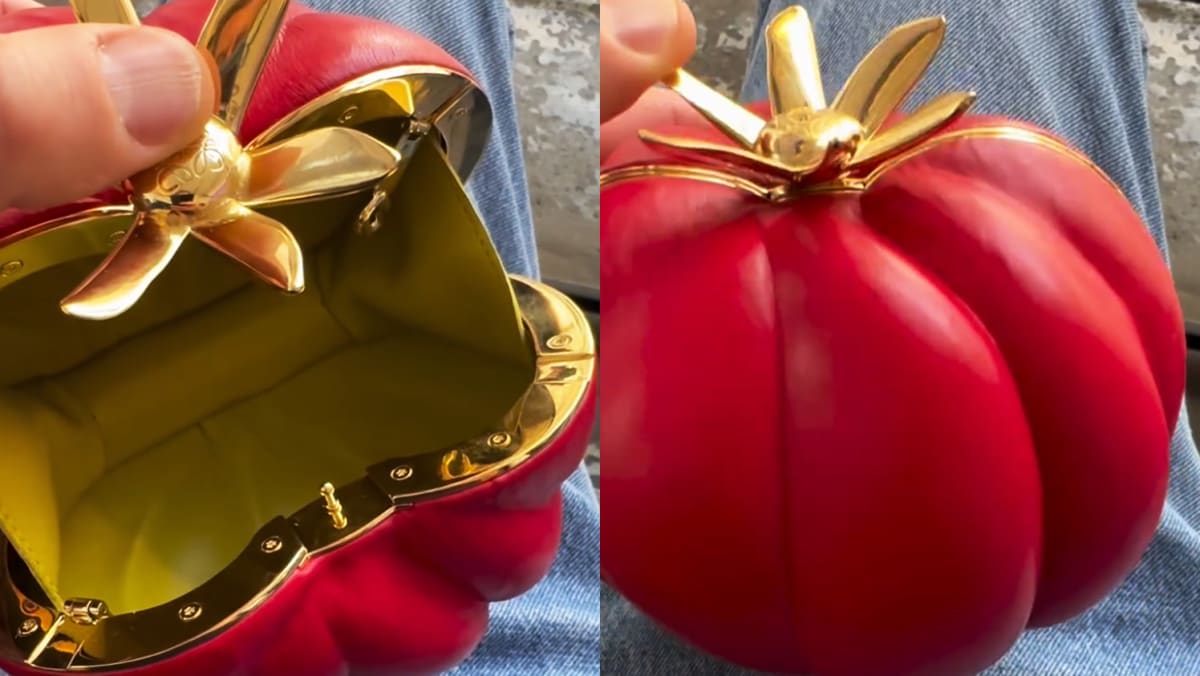 Loewe's Jonathan Anderson turns viral tomato meme into a real clutch - CNA Luxury
