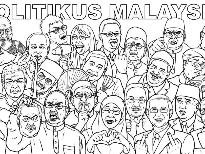 malaysia coloring book