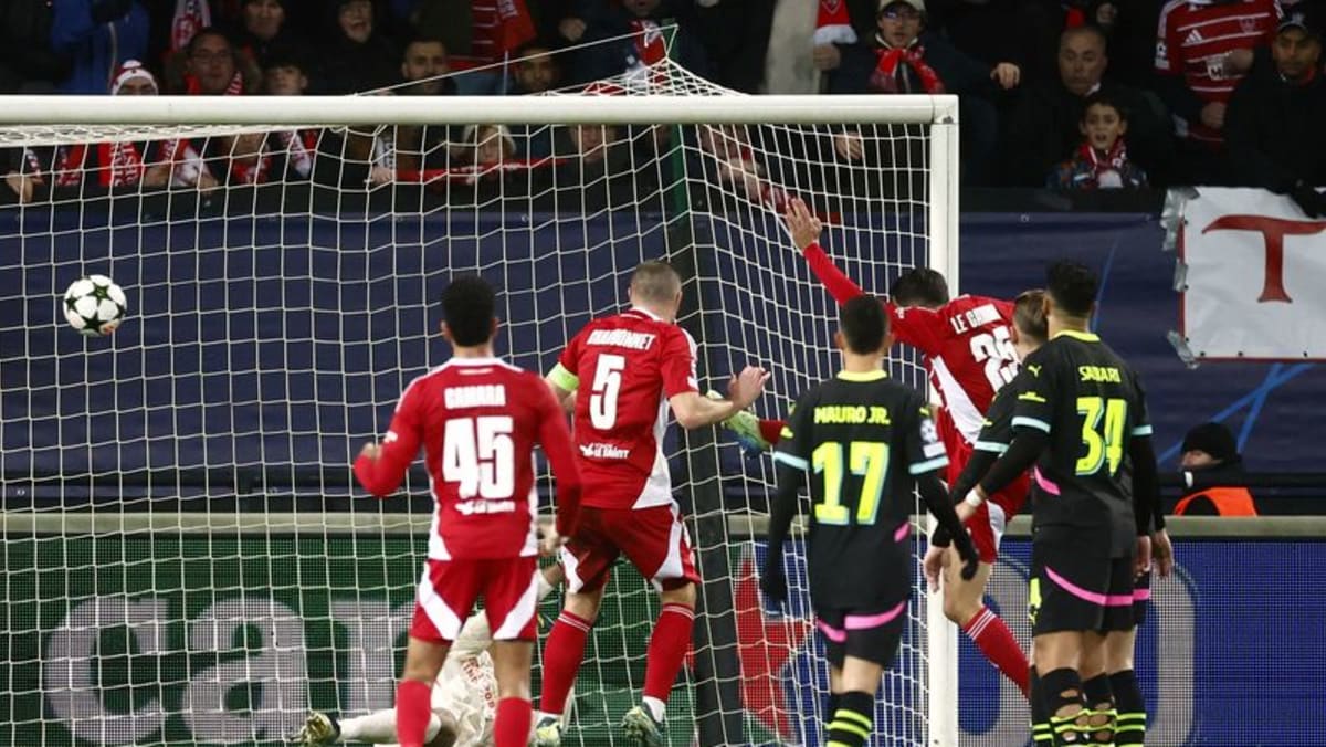 Brest edge PSV 1-0 thanks to Le Cardinal goal and keeper Bizot's ...