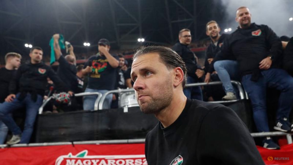 Hungary coach fine after collapsing at football - CNA