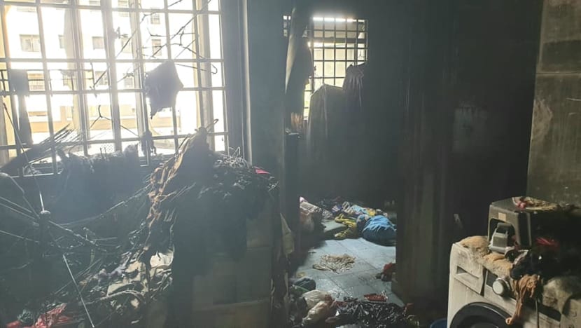 Three people found unconscious in room after fire at New Upper Changi ...