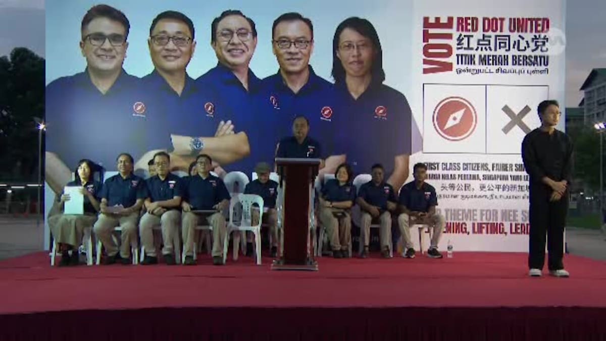 GE2025: RDU rally for Nee Soon GRC at the field along Yishun Central - CNA