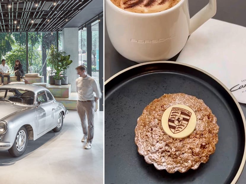 Porsche opens cafe at its new Singapore showroom; buy kopi and supercar ...