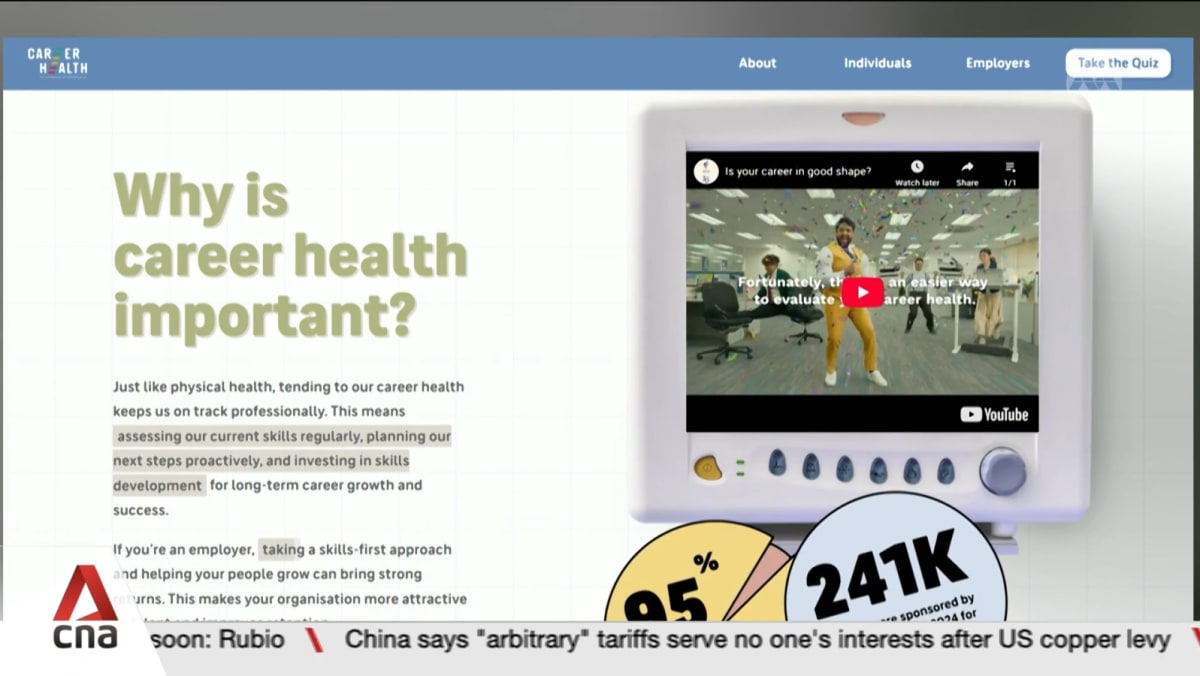 One-stop portal Career Health SG launched to help workers, employers - CNA