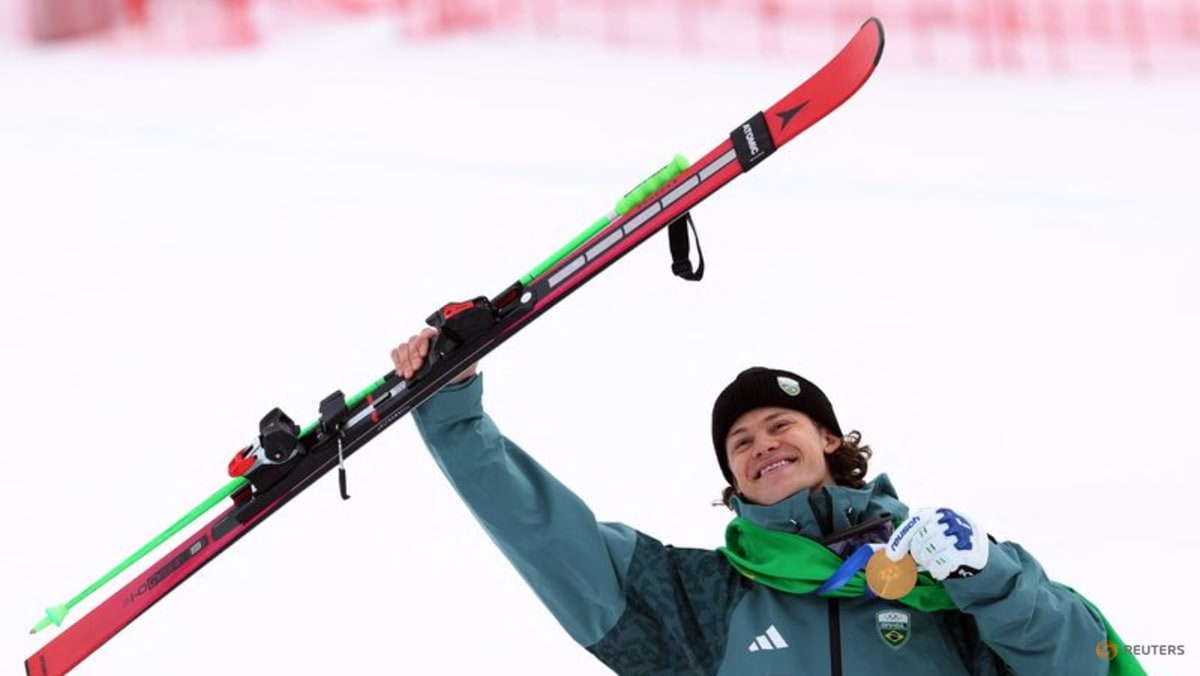 Alpine skiing-Brazil's golden boy Pinheiro Braathen brings samba and ...