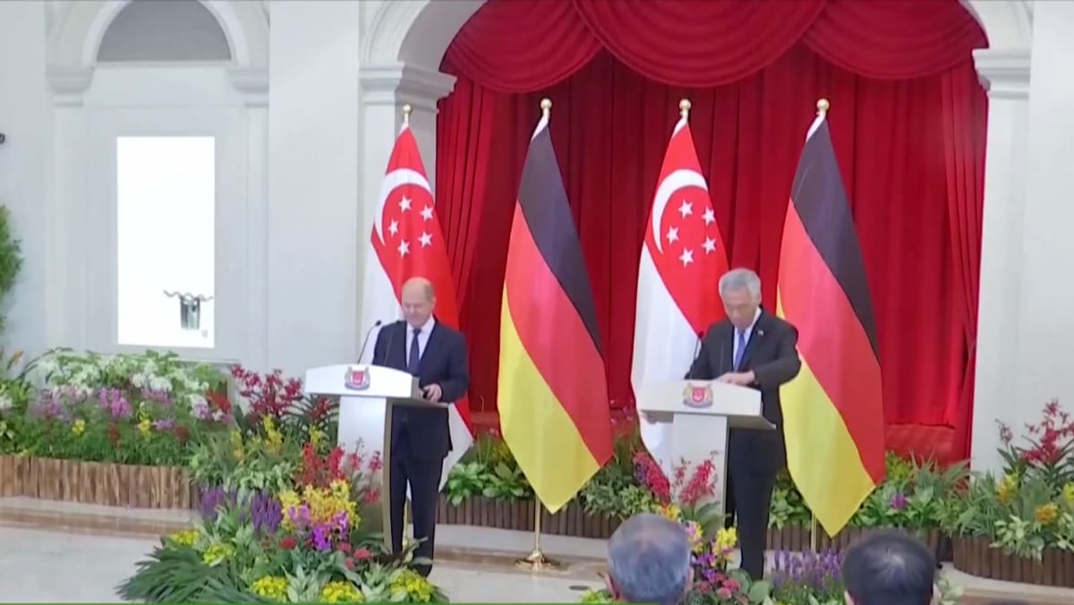 PM Lee, Canselor Jerman Olaf Scholz alu-alukan kerjasama dua hala ...