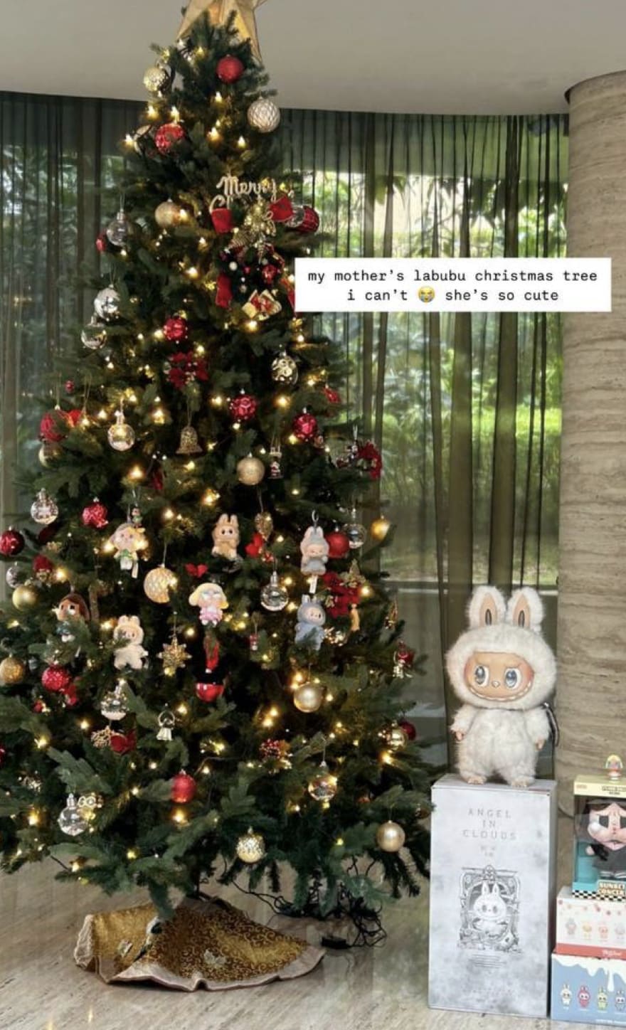 987 DJ Germaine Tan Has A Labubu Christmas Tree In Her Family Home - 8days