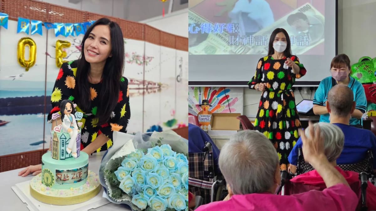 Zoe Tay celebrates her 56th birthday with residents from Lee Ah Mooi ...