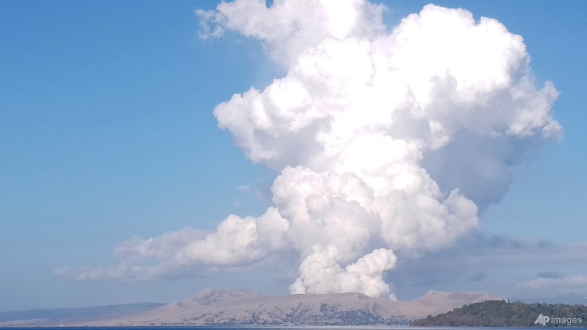 Philippine volcano spews ash and steam, evacuation under way - CNA