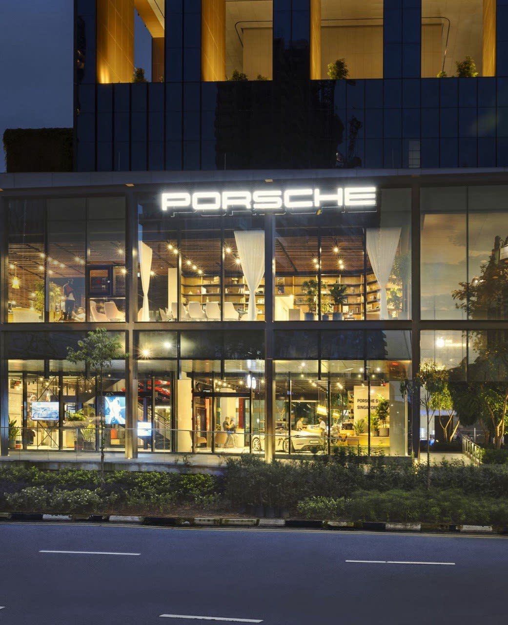 Porsche Opens Cafe At Its New S'pore Showroom, Buy Kopi & Supercar In ...