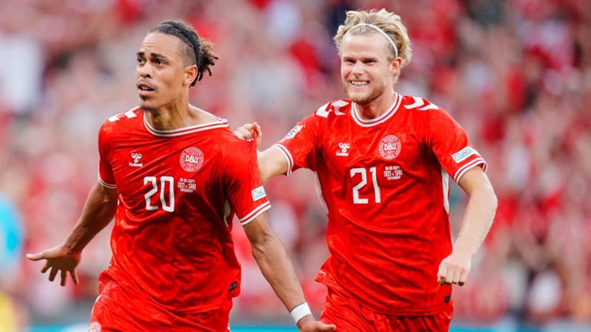 Denmark's Poulsen scores superb goal in 2-0 win over Serbia - CNA